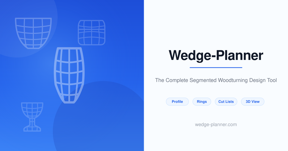 Wedge-Planner — The Complete Segmented Woodturning Design Tool